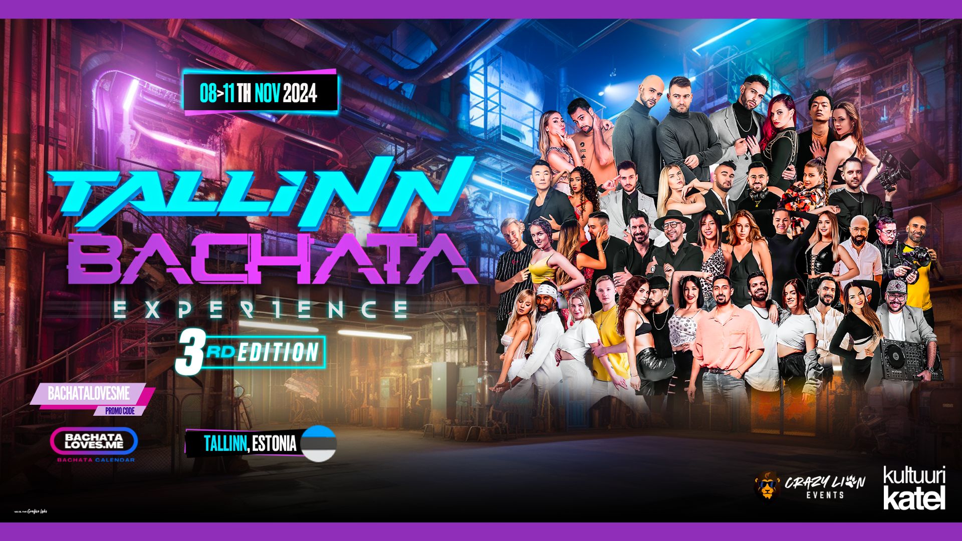 Tallinn Bachata Experience 2024 - Discount Available - bachataloves.me - the best bachata ...