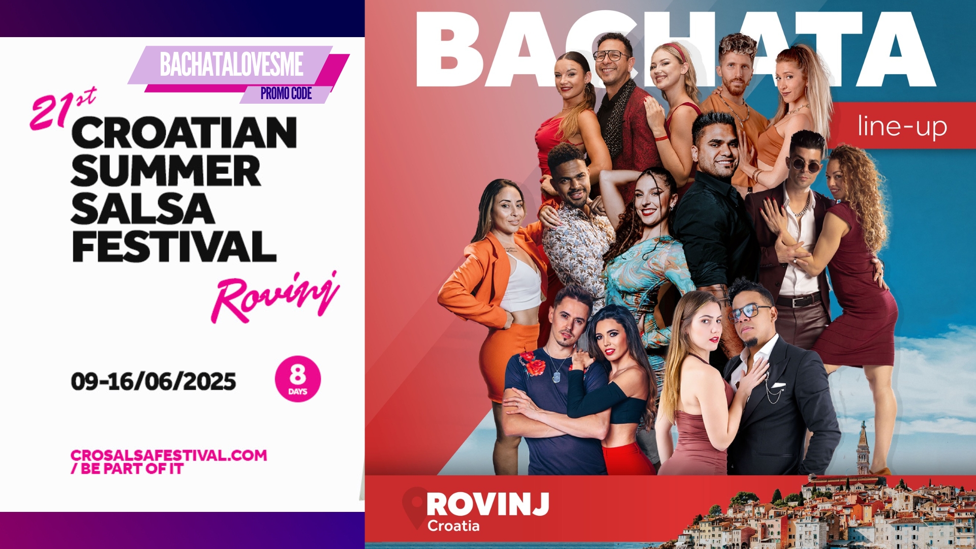 Rovinj - Croatian Summer Salsa Festival 2025 - bachataloves.me - the best bachata festivals of ...